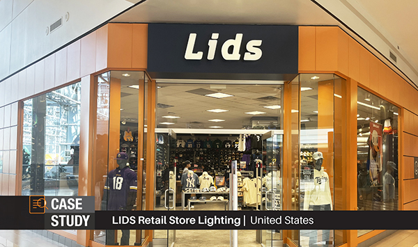 LIDS Retail Store Lighting, United States | IKIO Case Study || IKIO