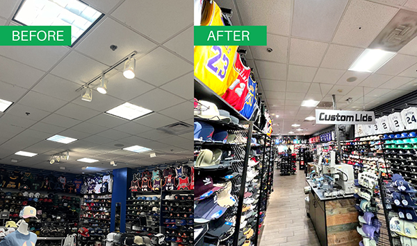 LIDS Retail Store Lighting, United States | IKIO Case Study || IKIO